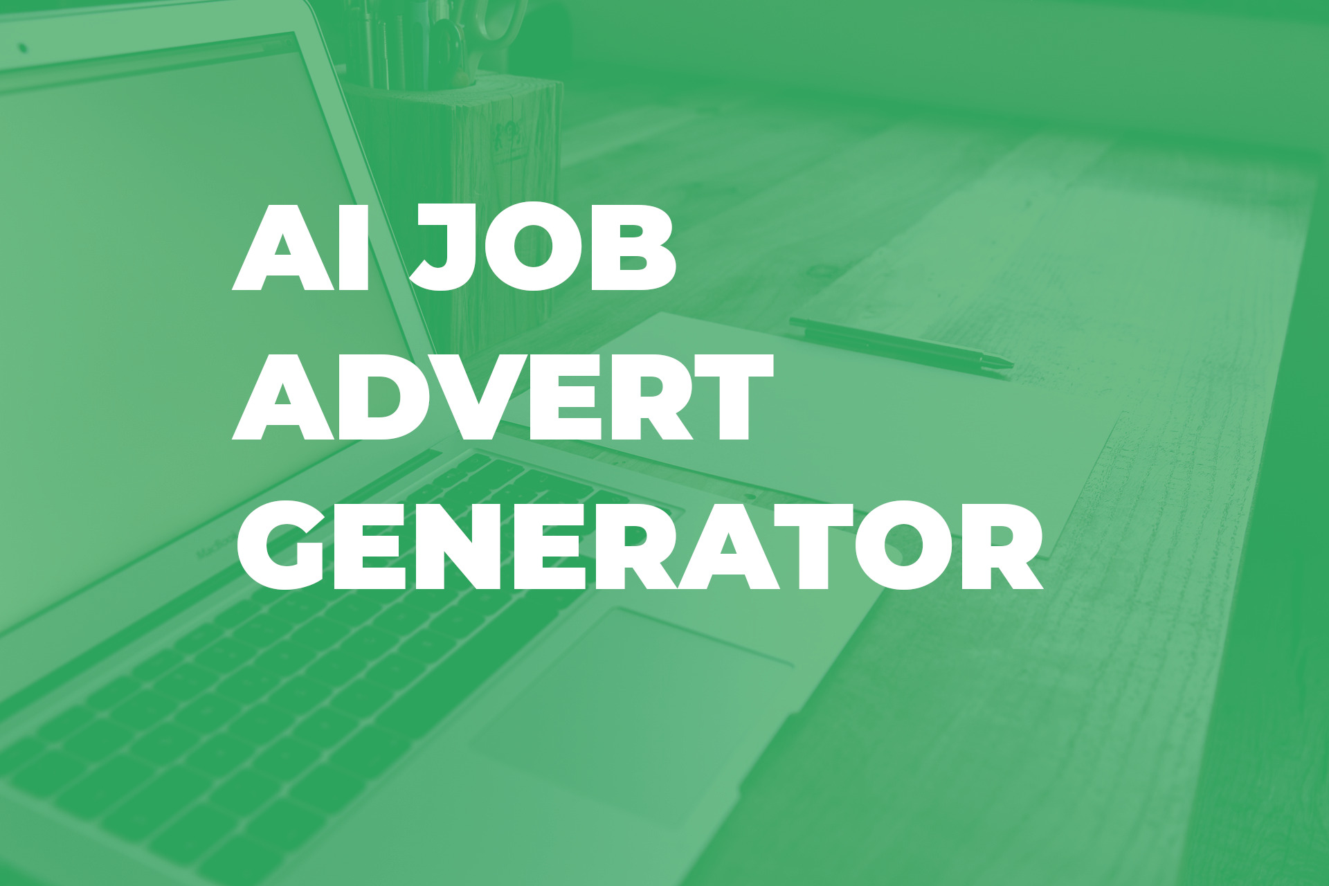 Ai Job Advert Generator Career Poster